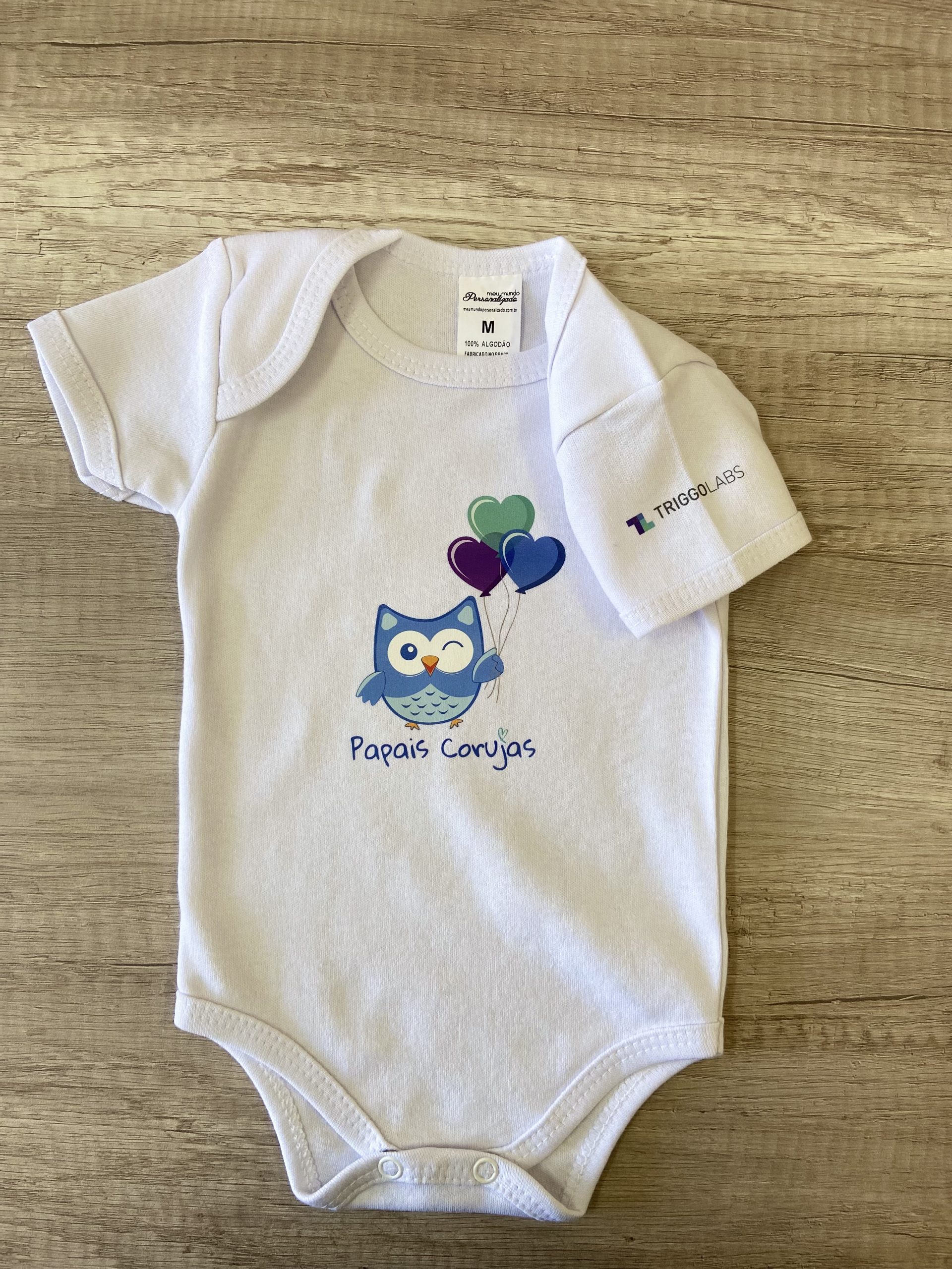 Body Bebê 100% Algodão Personalizado com Logo/Arte - SYSMAP - Meu Mundo ...